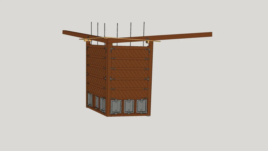 C&O Canal Lock Gate | 3D Warehouse