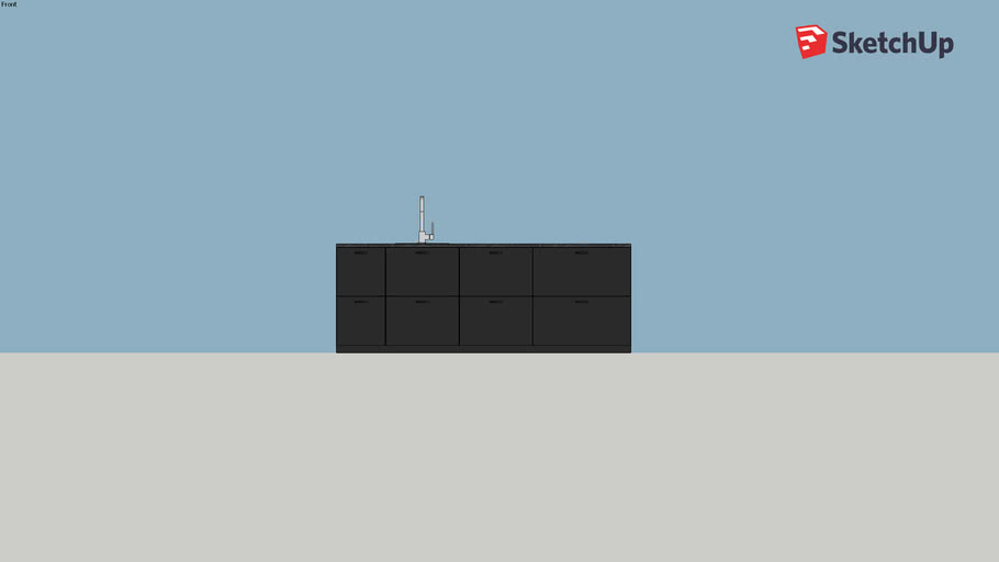 kitchen simple | 3D Warehouse