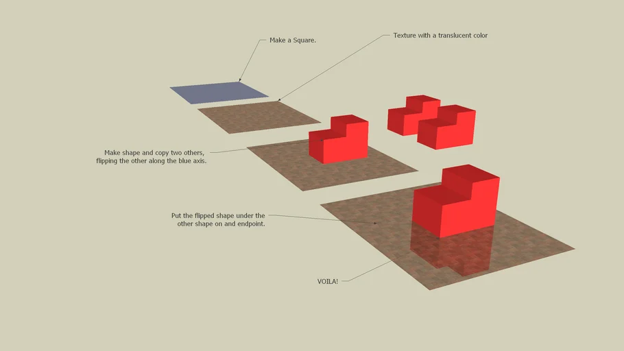 Reflection tutorial | 3D Warehouse