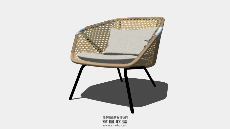 Chair (Rattan mesh) | 3D Warehouse