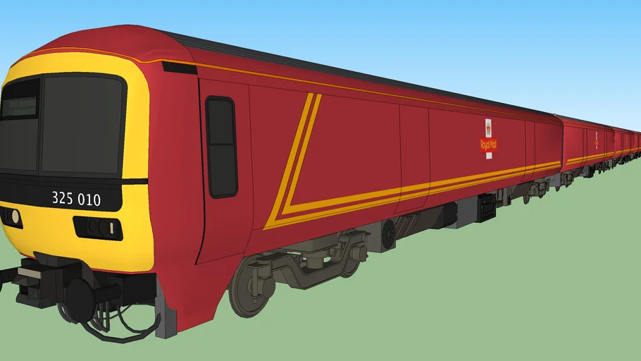 Class 325 Royal Mail Train 12-Car | 3D Warehouse
