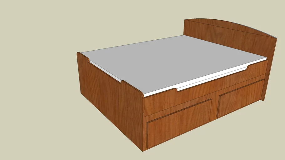 Storage bed | 3D Warehouse
