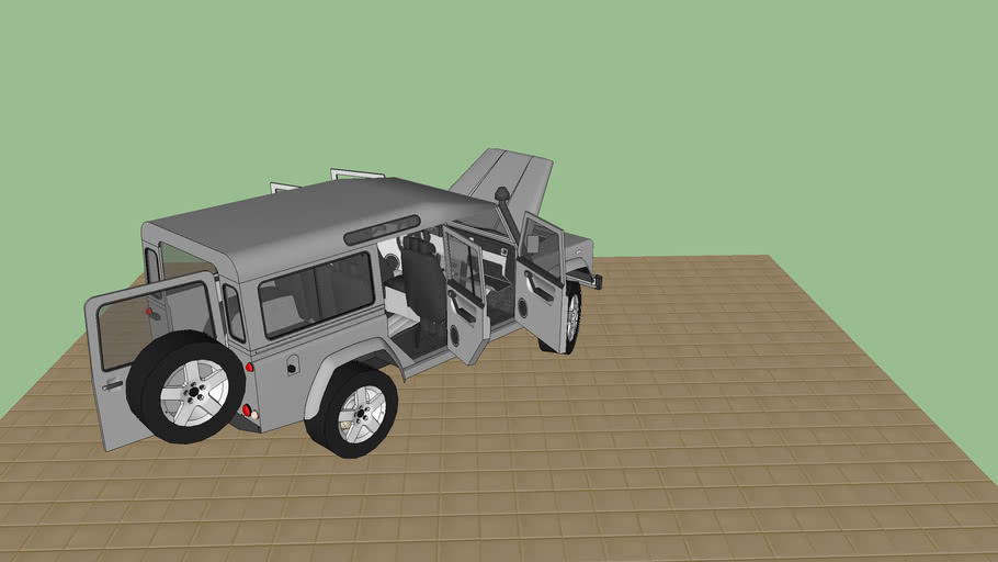 Land Rover Defender 90' wheel base | 3D Warehouse