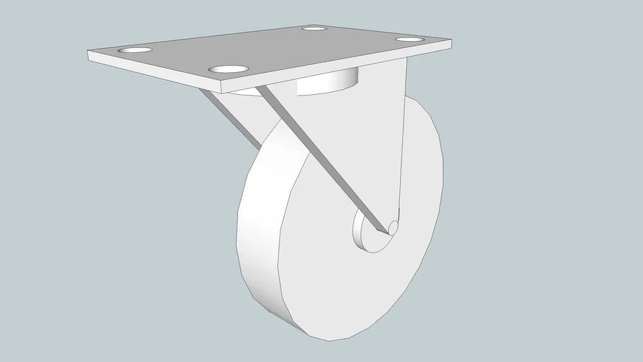 10 cm diameter caster | 3D Warehouse