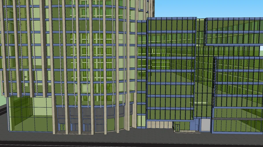 Highrise Building #10 by CiociaHrynia | 3D Warehouse