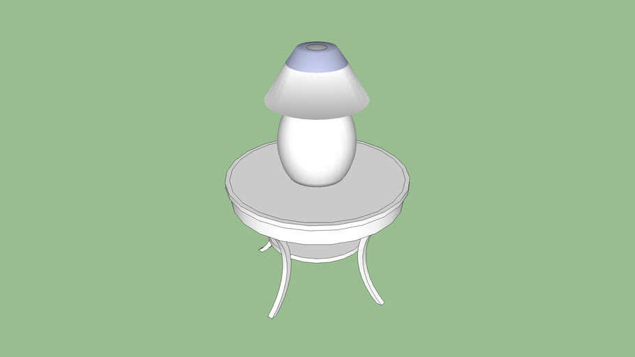 TABLE AND LAMP | 3D Warehouse