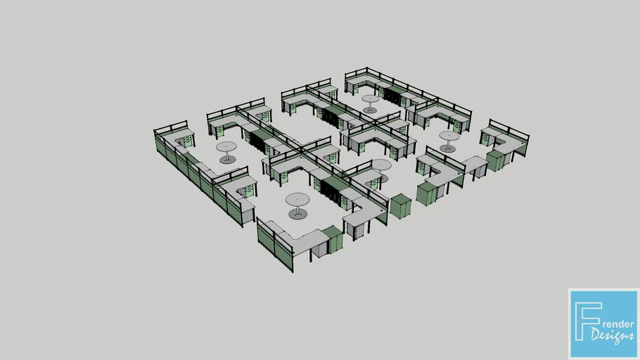 QUMUN WORKSTATIONS - 05 | 3D Warehouse