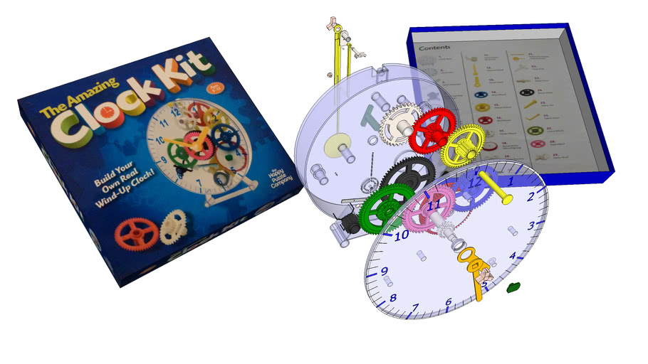 The Amazing Clock Kit - Exploded | 3D Warehouse