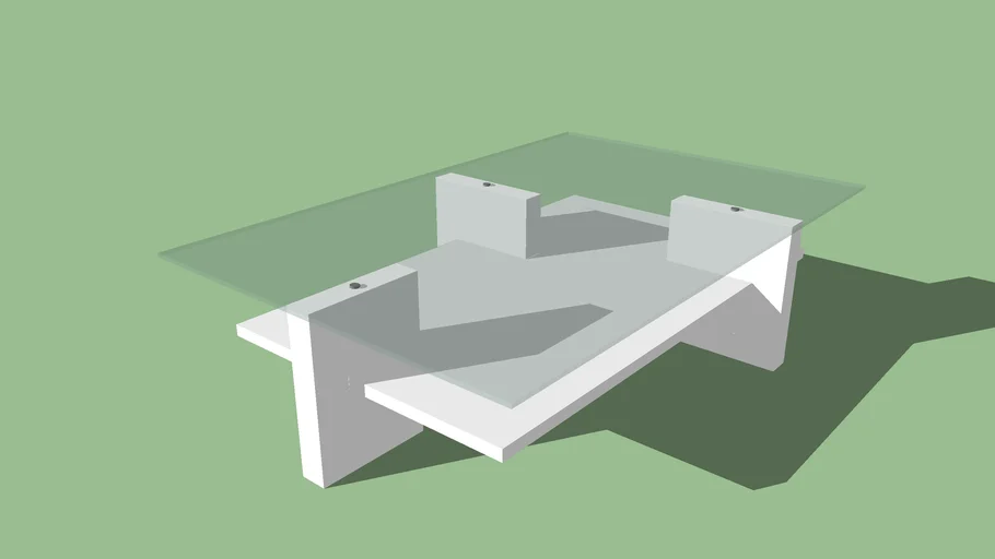 Table Basse 2 Blanche | 3D Warehouse