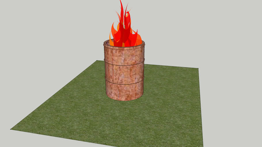 Barrel fire | 3D Warehouse