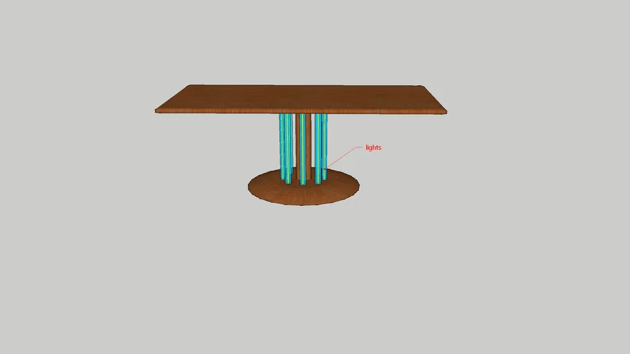 Lighted Table | 3D Warehouse