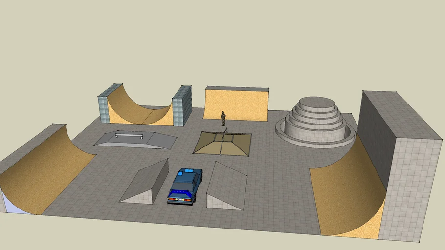 skatepark by Tyler Scoville | 3D Warehouse