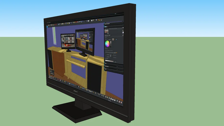 TV 40'' SONY BRAVIA | 3D Warehouse