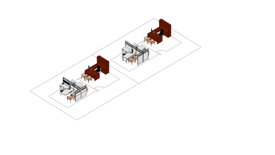Cubicle Workstation | 3D Warehouse