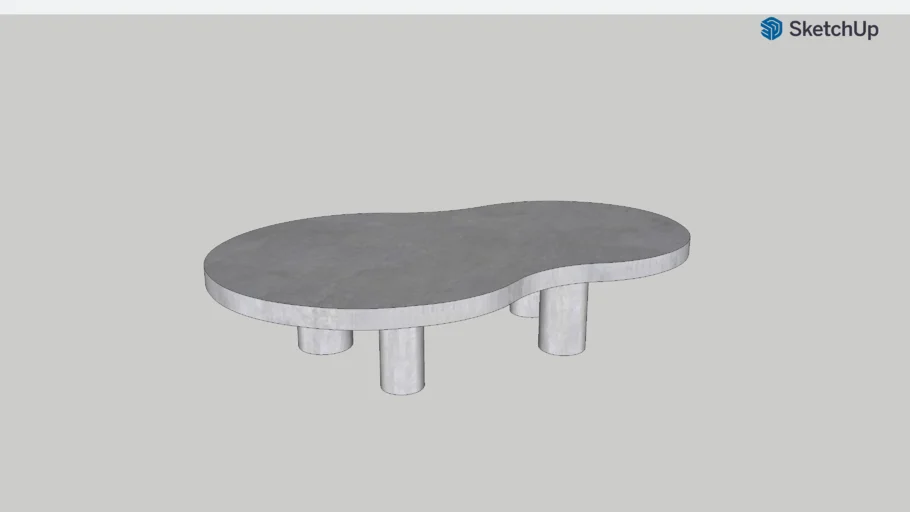 organic coffee table | 3D Warehouse
