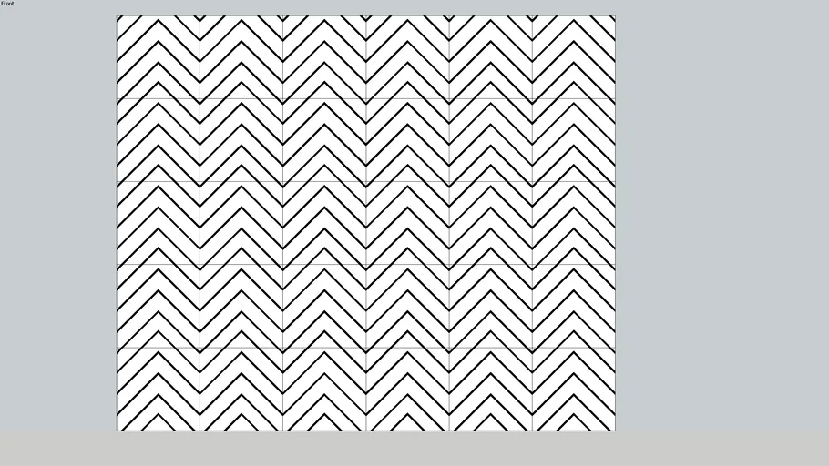 Zig Zag Pattern Tile | 3D Warehouse