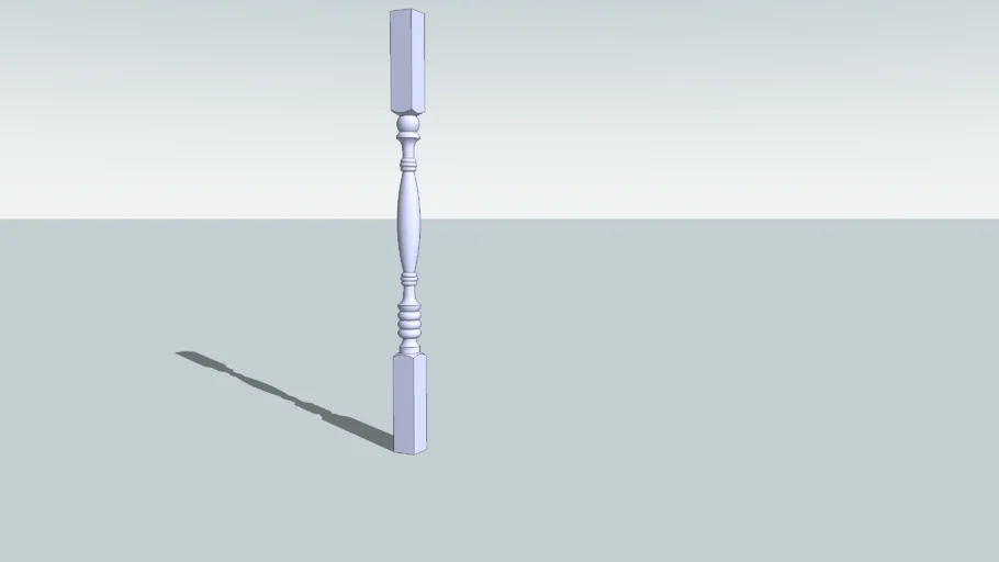 reproduction baluster | 3D Warehouse