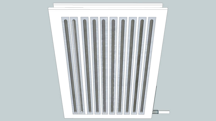 WHITE ENAMELED RADIATOR | 3D Warehouse