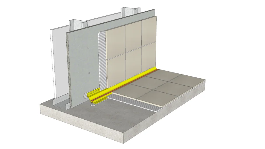 06.071.1302 Perimeter Movement Joint - Tile Prefabricated Joint Profile ...