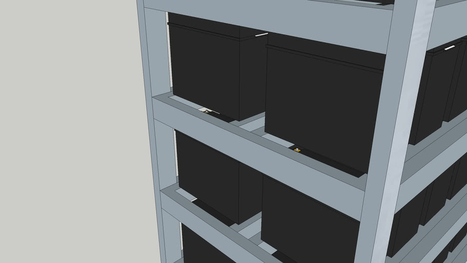 Battery Cabinet ( Vision battery 6FM134-X) | 3D Warehouse