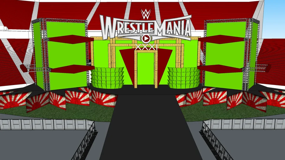 Wrestlemania 31 Stage Concept