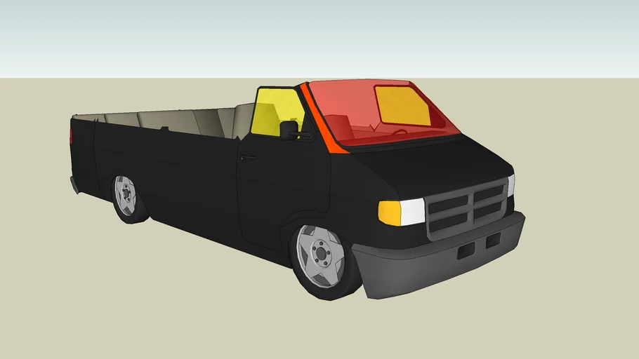 Pimped Up Convertible Van | 3D Warehouse