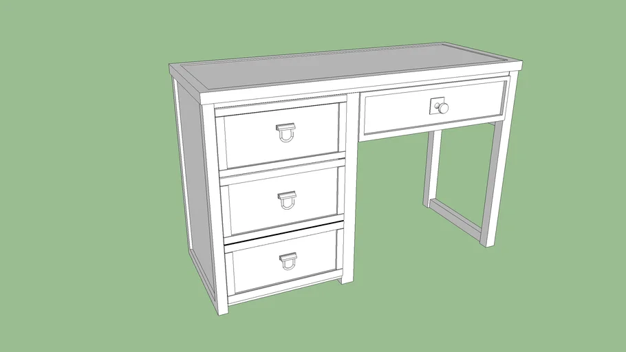 Study Table 3D Warehouse, 56% OFF | www.pinnaxis.com