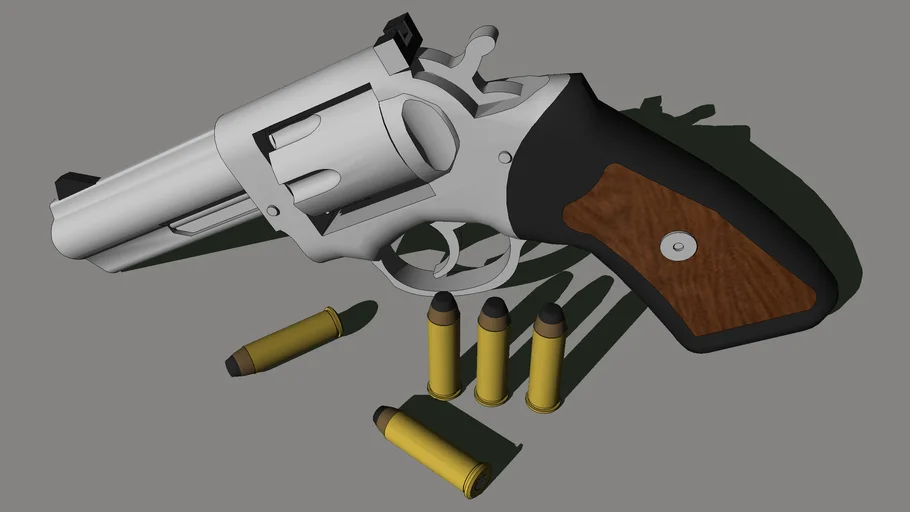 Ruger GP100 KGP-141 | 3D Warehouse