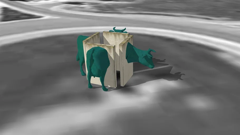 Rond point dit de la vache à Ciney | 3D Warehouse