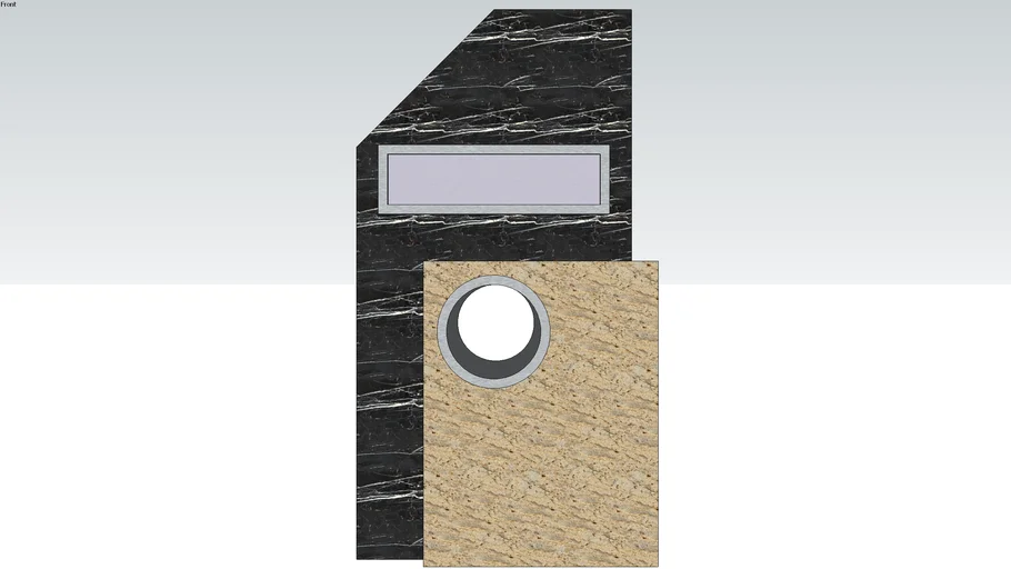 Mailbox Marbel Contemporary Modern 3D | 3D Warehouse