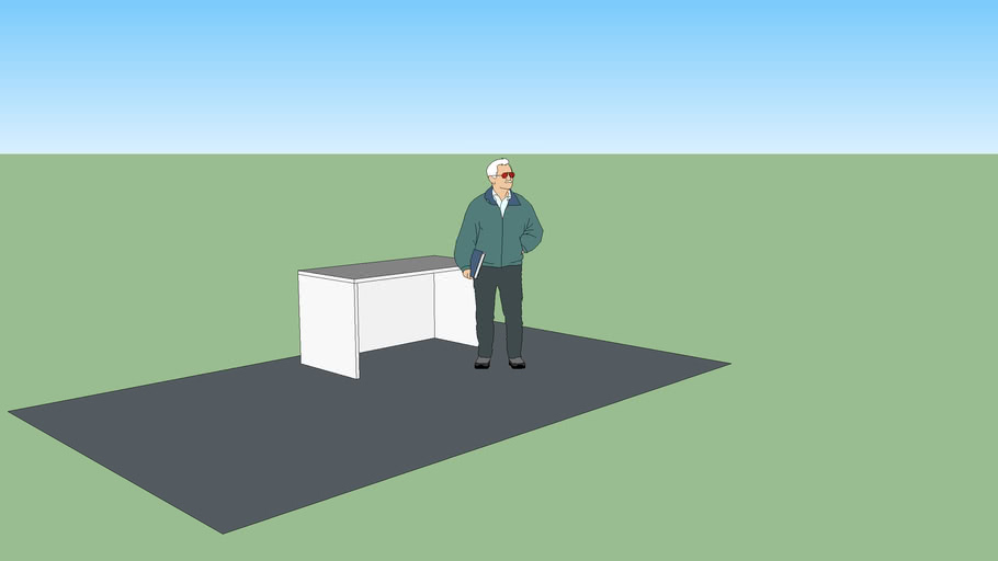 Simple Desk | 3D Warehouse