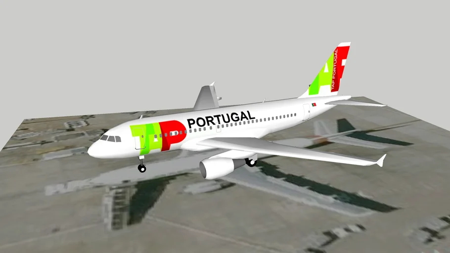 Airbus in Lisbon Airport | 3D Warehouse