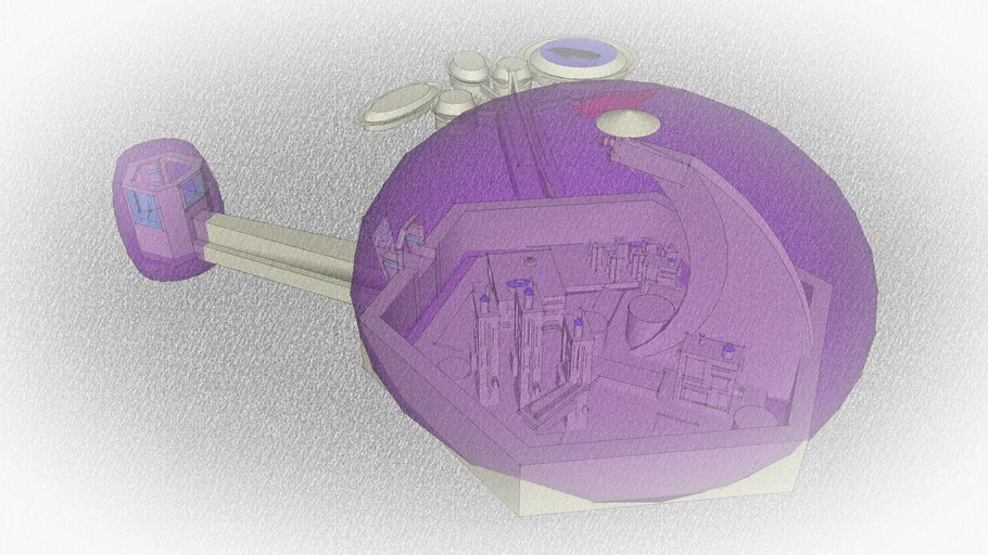 deep space station titan | 3D Warehouse