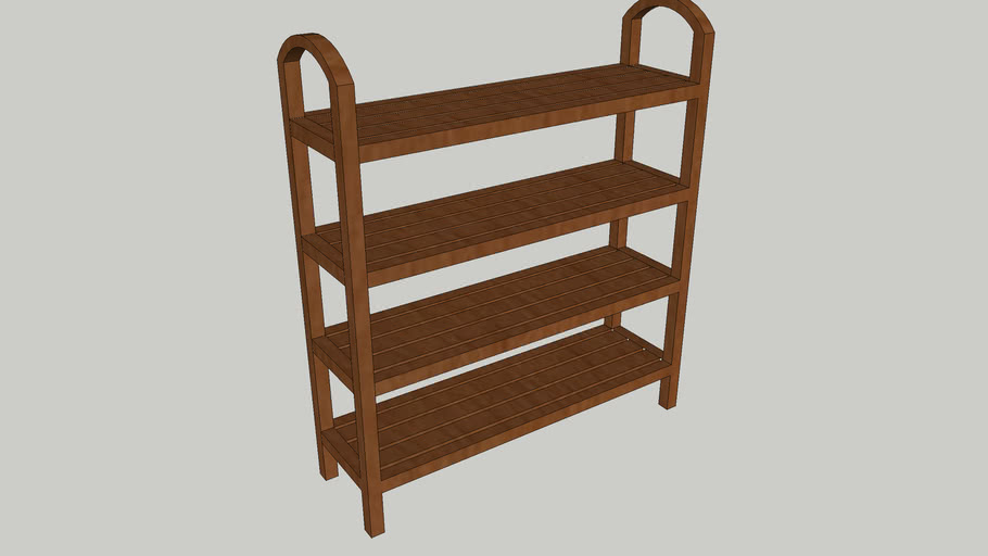 rak sepatu | 3D Warehouse