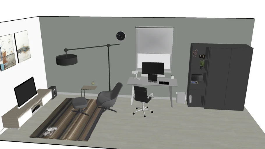 LIVING ROOM FINISHING | 3D Warehouse