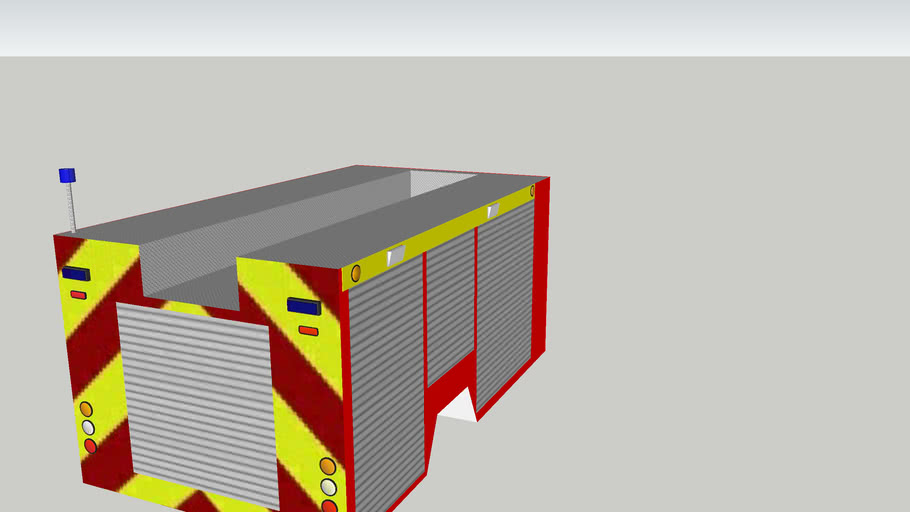 fire engine locker update | 3D Warehouse