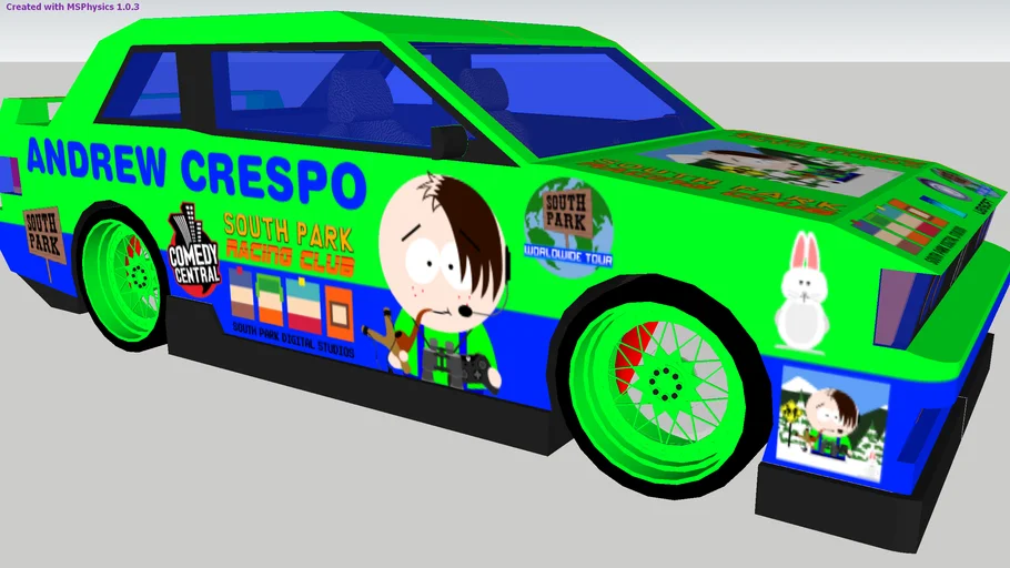 South Park Racing Club Andrew Crespo Car | 3D Warehouse