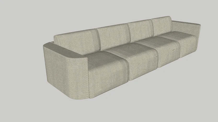 8141 - Sofá 360 Soho Fechado | 3D Warehouse