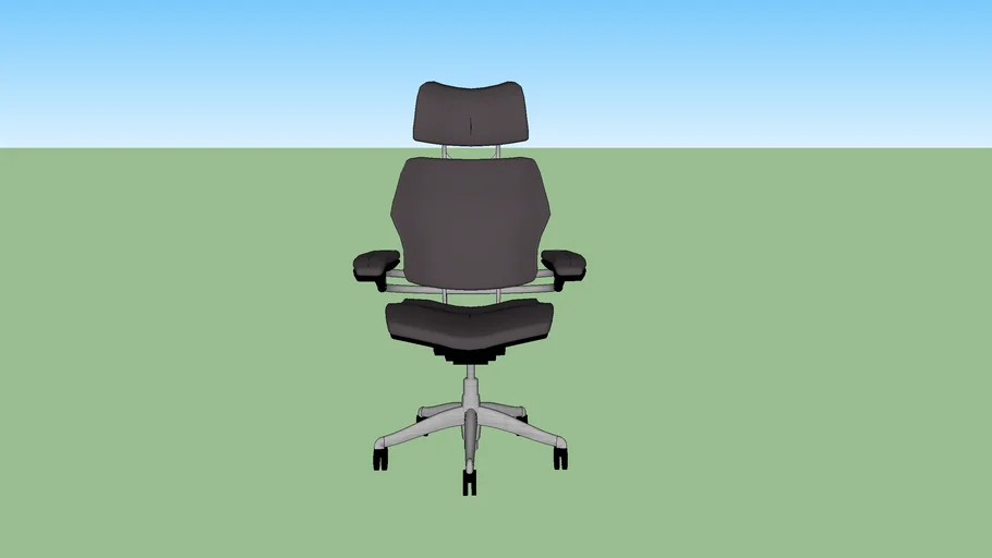 A Diagram Of The Humanscale Freedom Task Chair