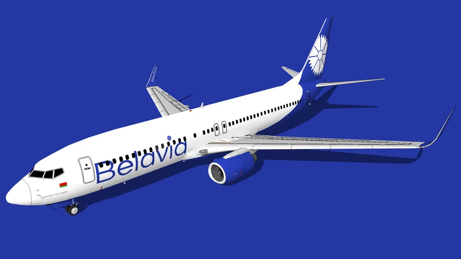 Belavia Boeing 737-8ZM(WL) | 3D Warehouse