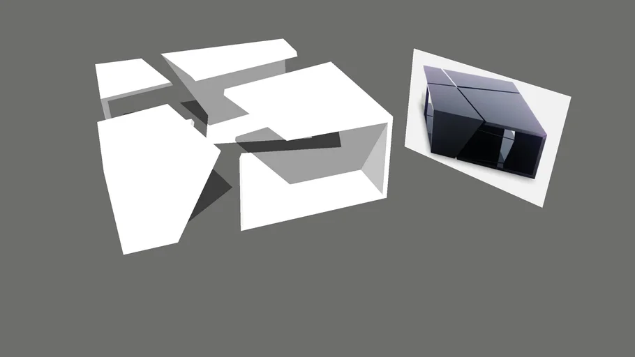 SLICEBOX Coffee / Side Table | 3D Warehouse