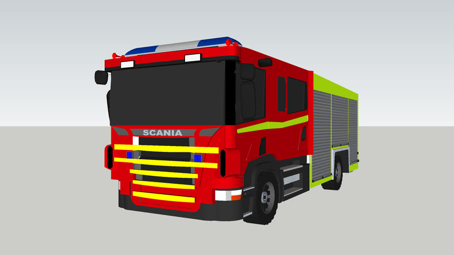 scania fire engine | 3D Warehouse
