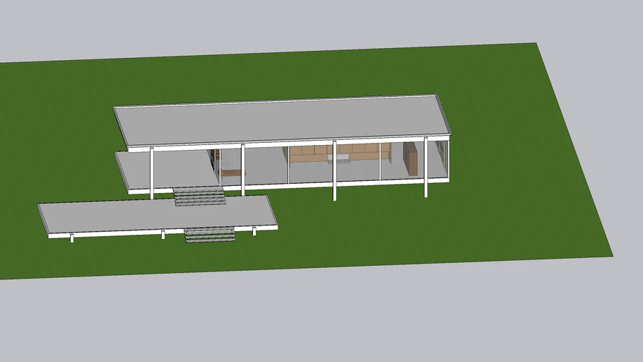 Farnsworth Model | 3D Warehouse