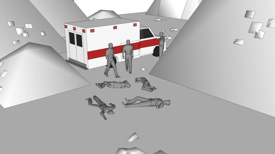 people in snow | 3D Warehouse