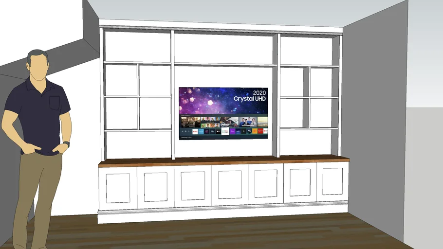 Media Wall Design | 3D Warehouse