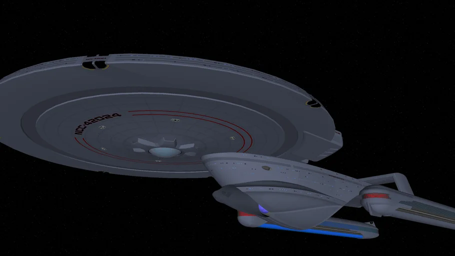 KitBash: Excelsior class (Sulu Subclass Type-A) | 3D Warehouse