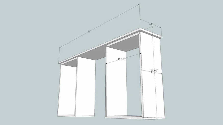 Simple shelf units | 3D Warehouse