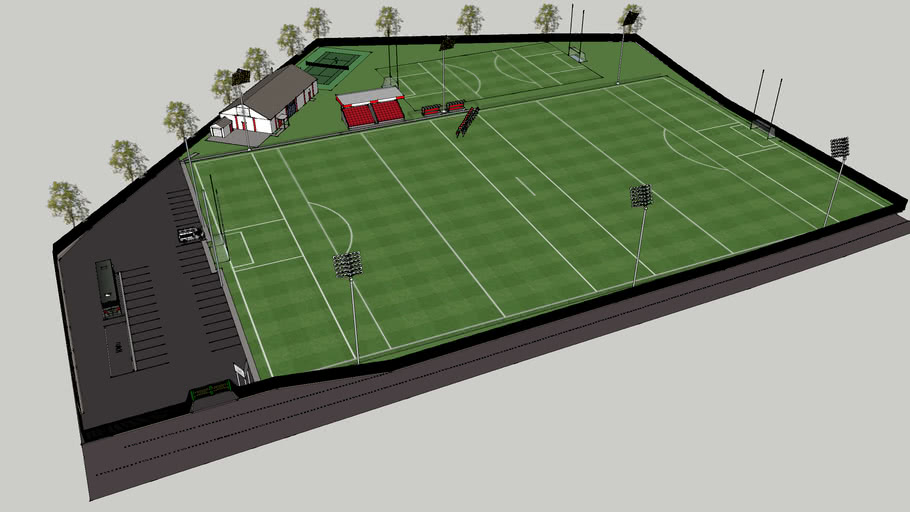 Football pitch | 3D Warehouse
