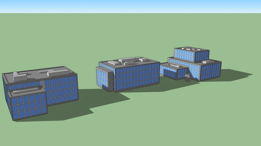 Red Alert 2 Office Buildings | 3D Warehouse
