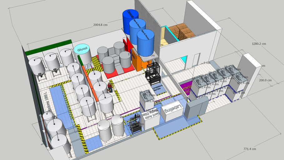 Brewery Layout v1 | 3D Warehouse